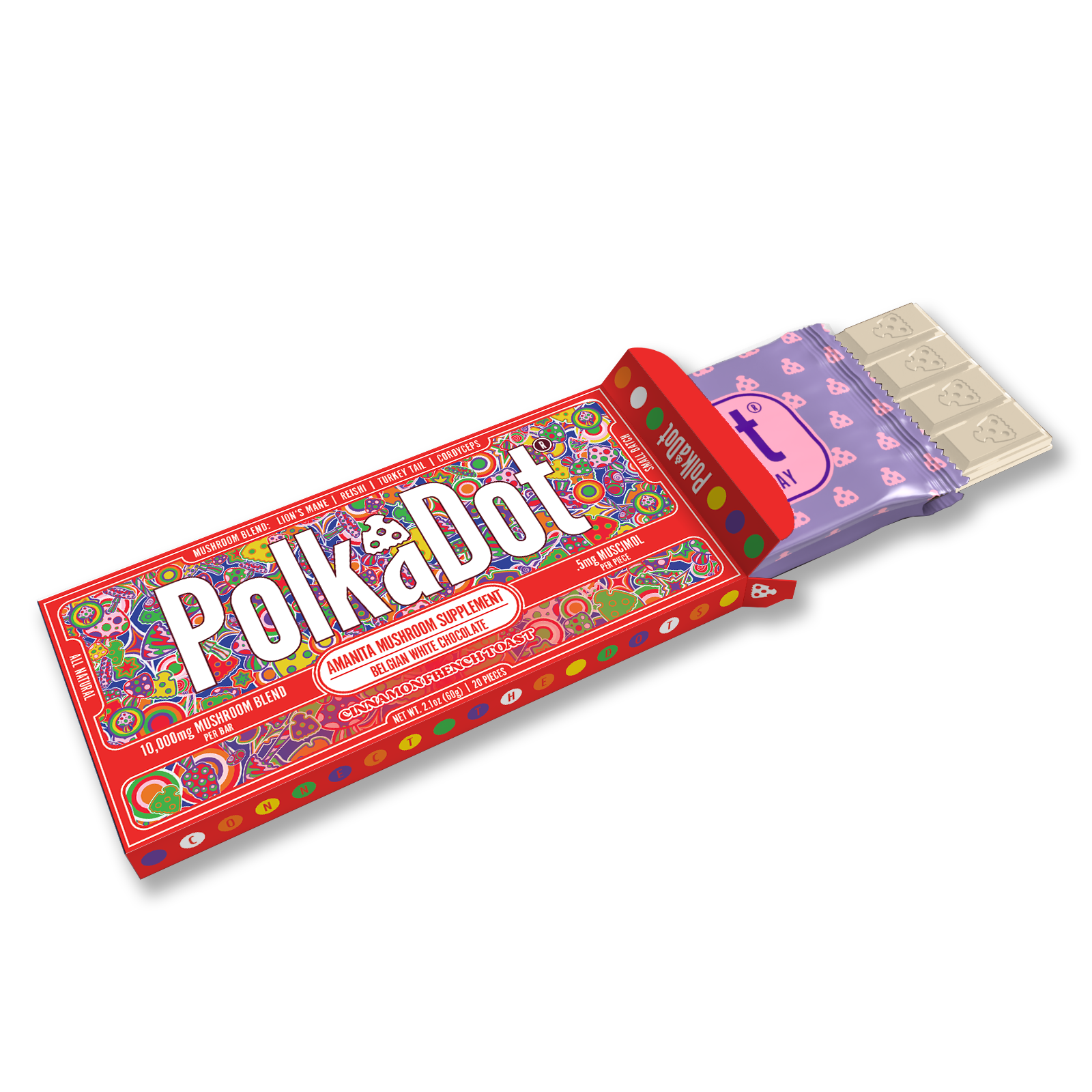 Polkadot Official Store | Premium Mushroom Chocolate Bars